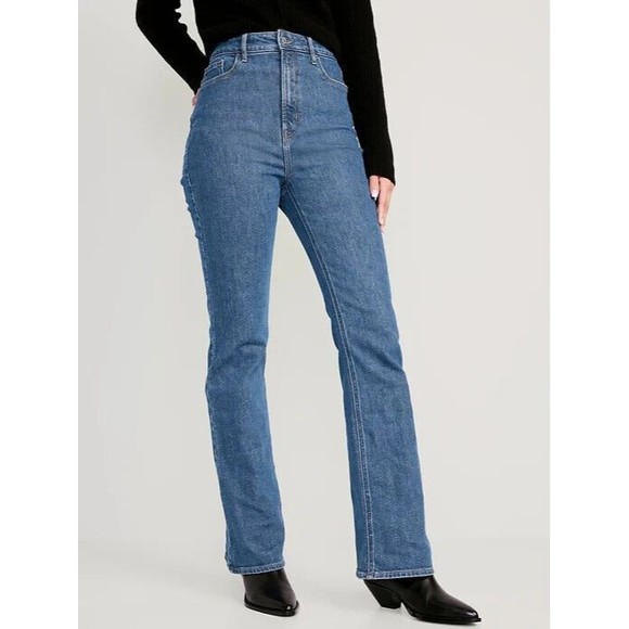 Old Navy | Jeans | Old Navy Flare Cotton Hemp Blend Jeans Womens 8 ...